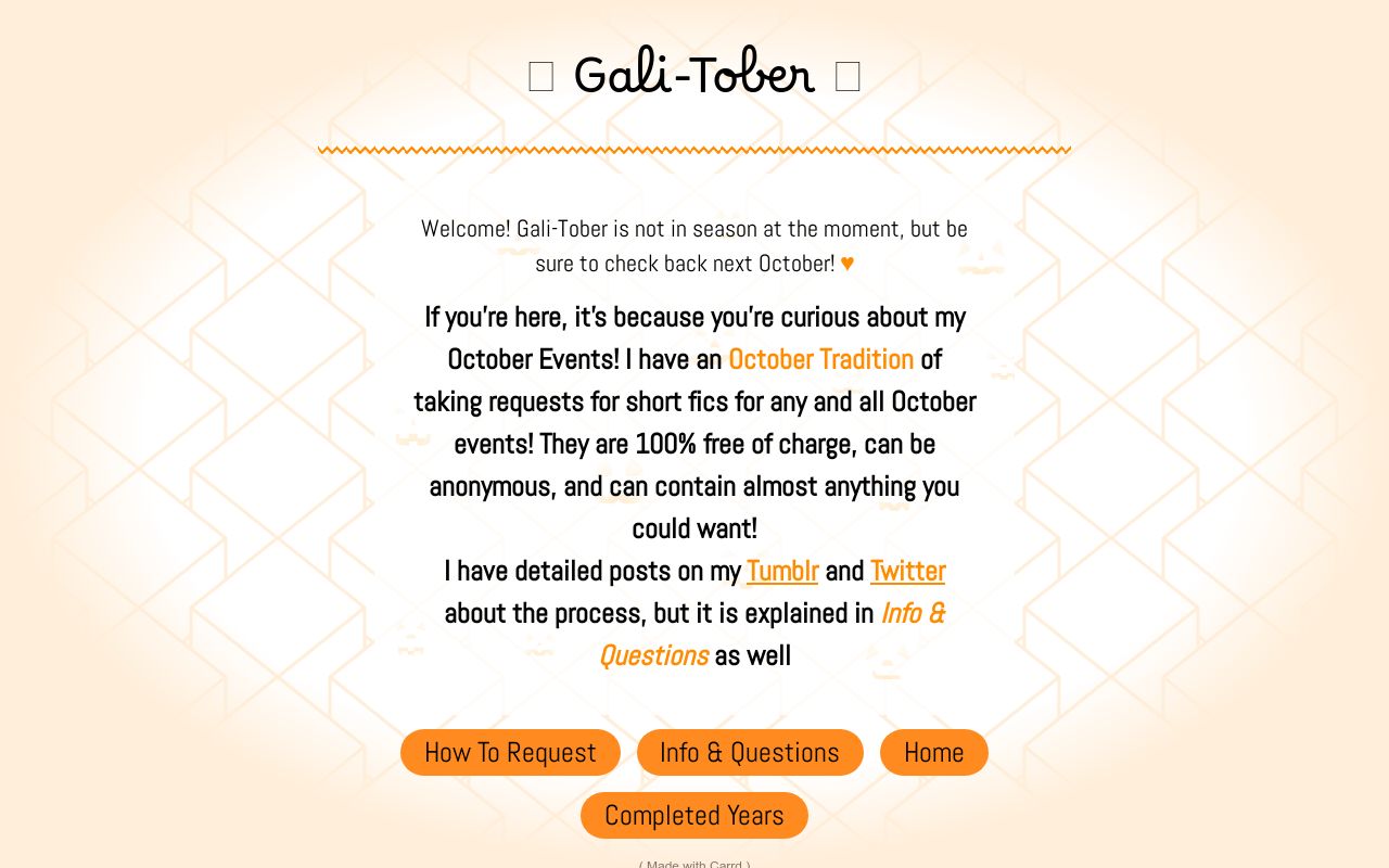 Gali-La Tober Tradition